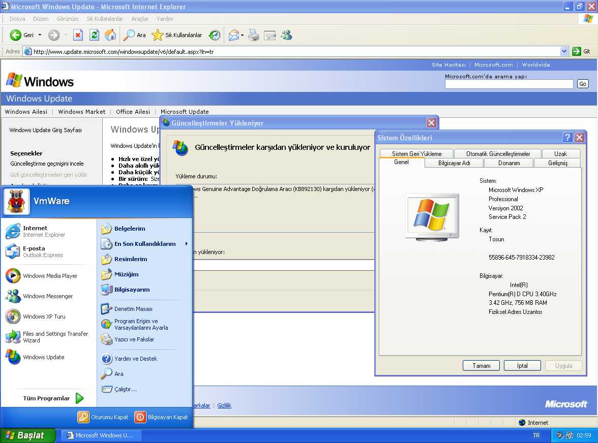 Windows Xp Professional Sp2 Türkçe (Saf Sürüm) | OnlineHile | Knight ...